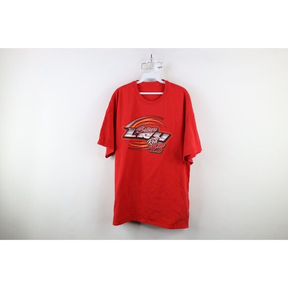 Vintage | Shirts | Vintage Y2k Streetwear Mens 2xl Brian Lay Red 45 Car ...
